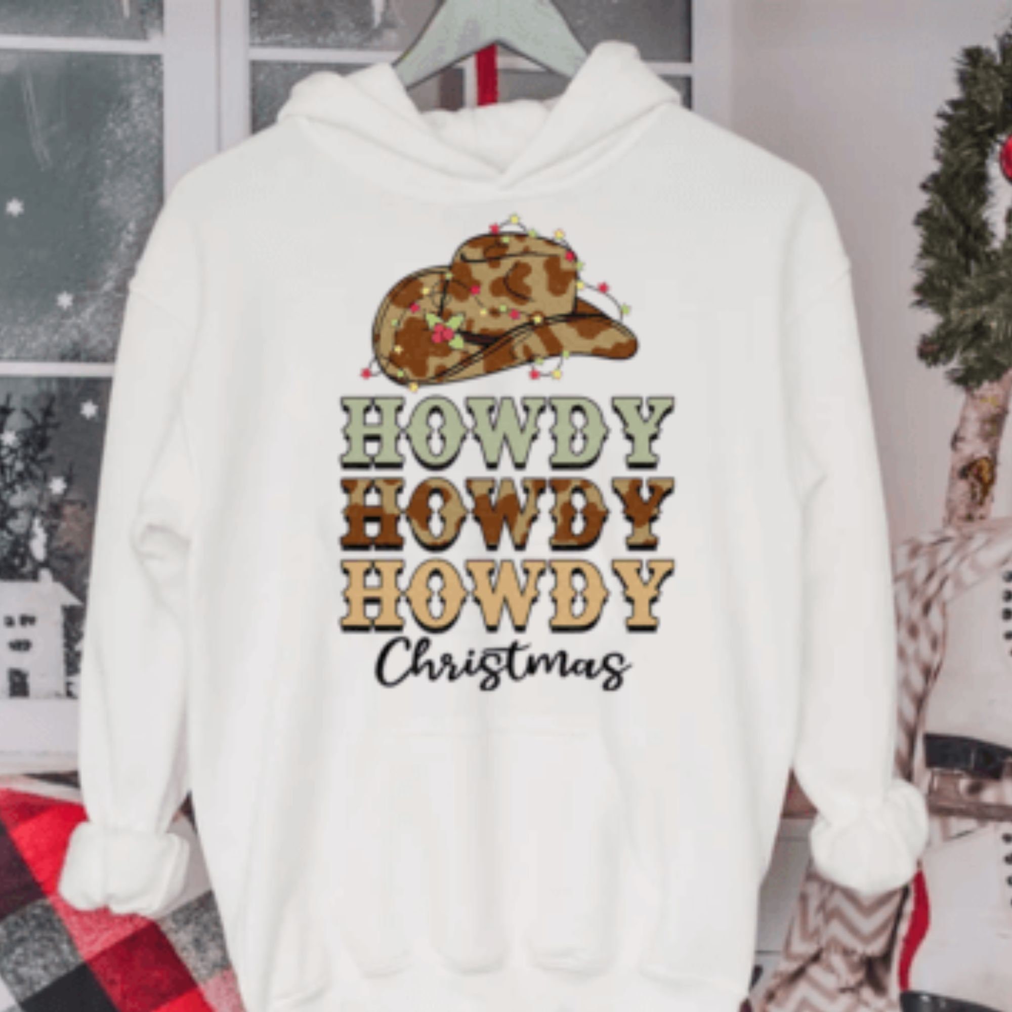 Leopard Howdy Christmas Cowboy Santa PNG Sublimation File for Shirt ...