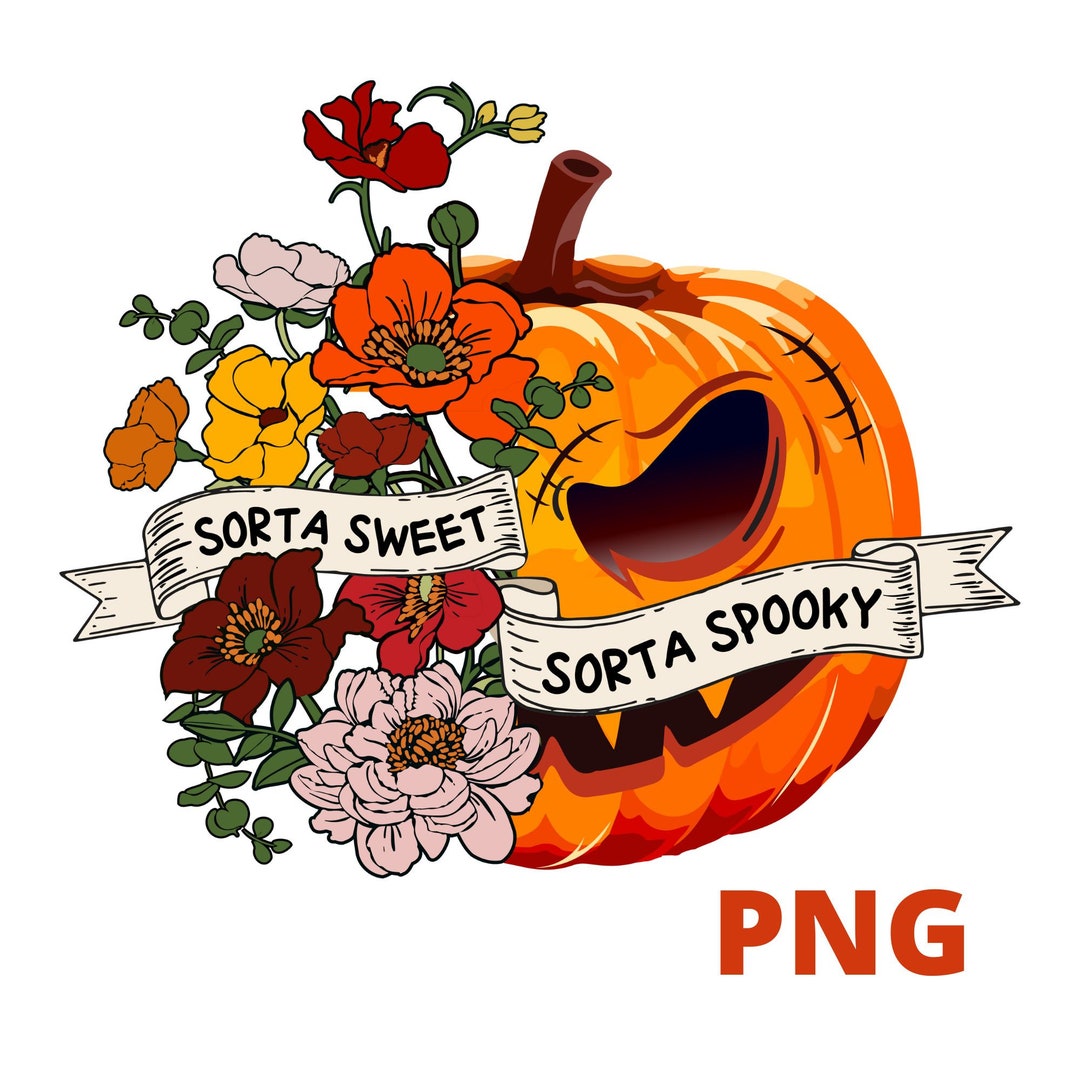 Sorta Sweet Sorta Spooky Png, Flower Skull Png, Halloween Png, Skeleton ...