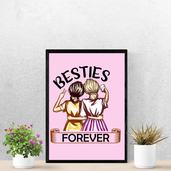 Best Friend Forever Sign Printable - Etsy