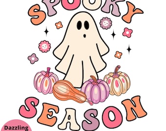 Spooky Vibes Png, Halloween Png, Cute Ghost Png, Fall Png, Autumn Png ...