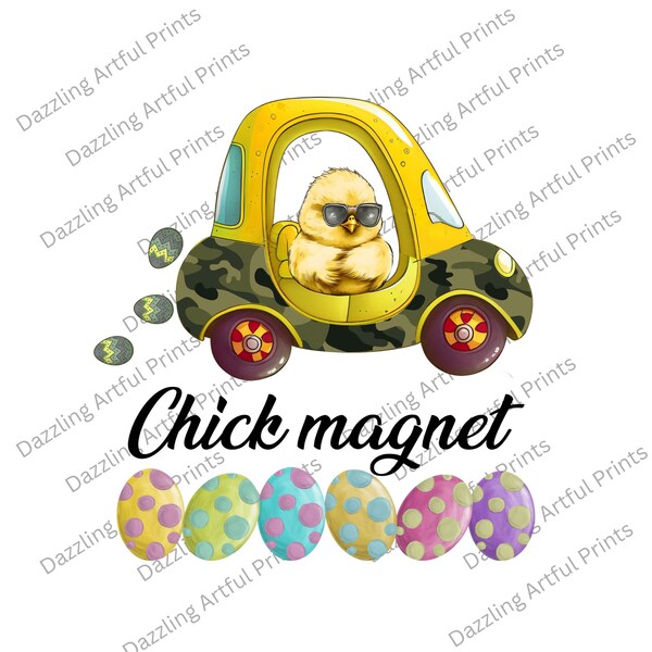 Chick Magnet - Etsy