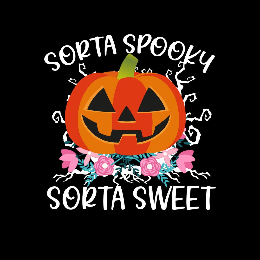 Sorta Sweet Sorta Spooky Png Flower Skull Png Halloween Png - Etsy