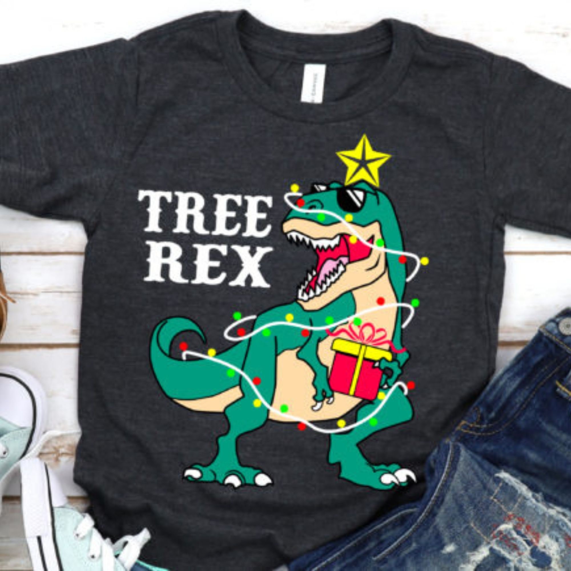 Tree Rex Svg Png, Christmas, Dinosaur Christmas PNG, Rex Png, Christmas ...