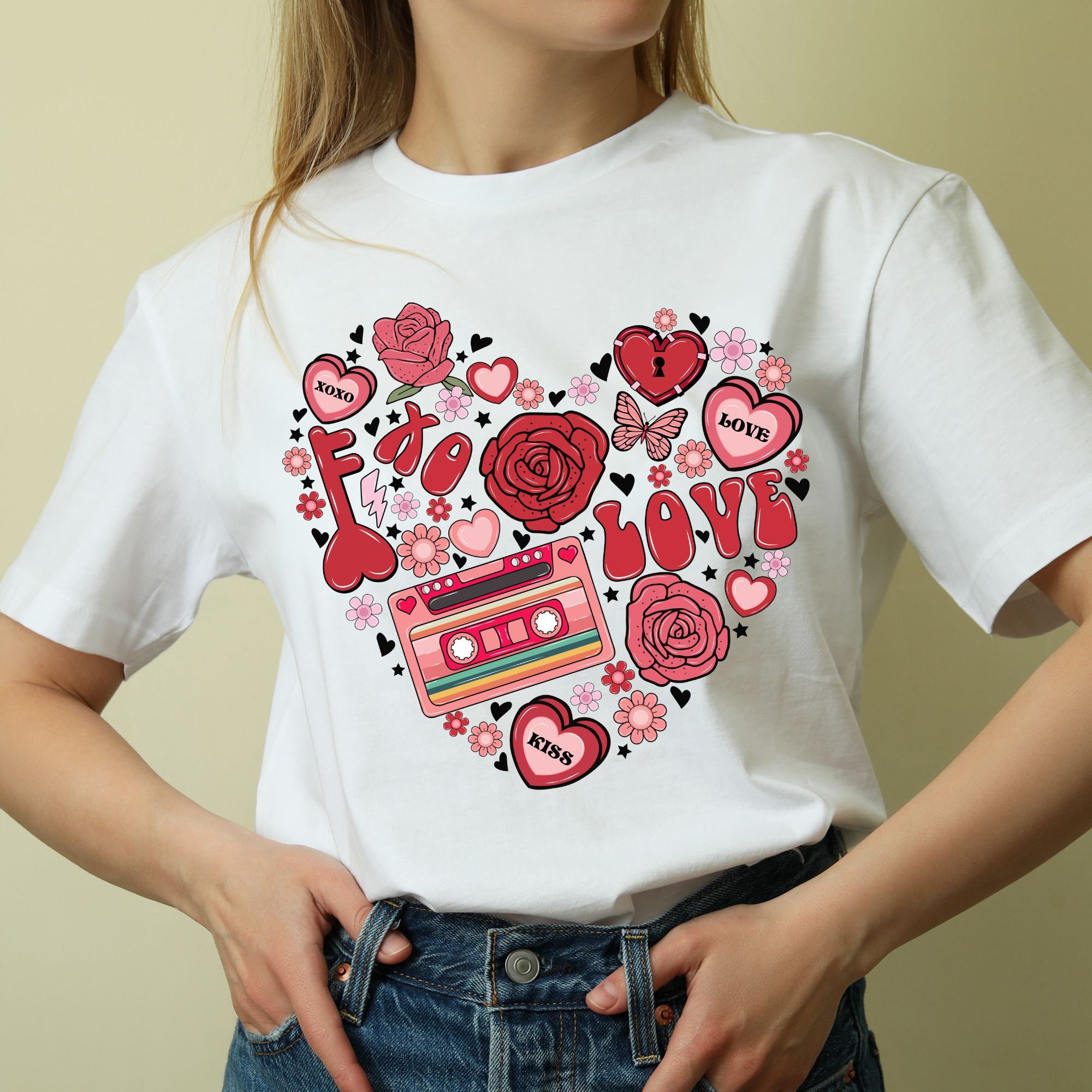 Love Valentine's Day PNG Svg Sublimation,cute Valentine's Day Png,heart ...