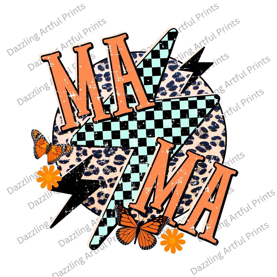 Rocker Mama PNG Sublimation Digital Design Download, Edgy Mama Png ...