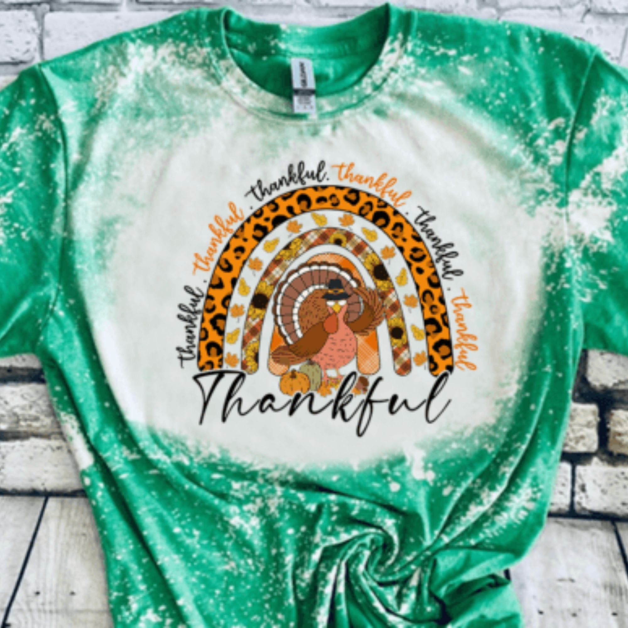 Rainbow Thankful Thanksgiving Turkey Png,thanksgiving PNG Design ...