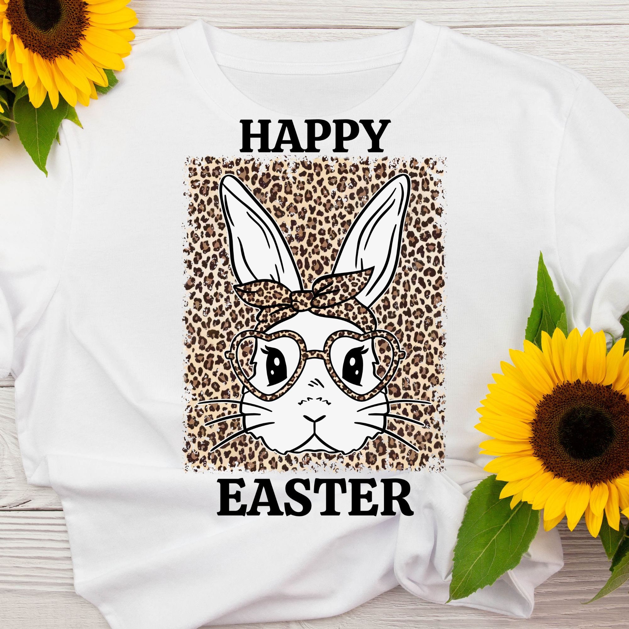 Happy Easter Bunny PNG, Leopard Bunny Png, Easter Sublimation, Easter ...
