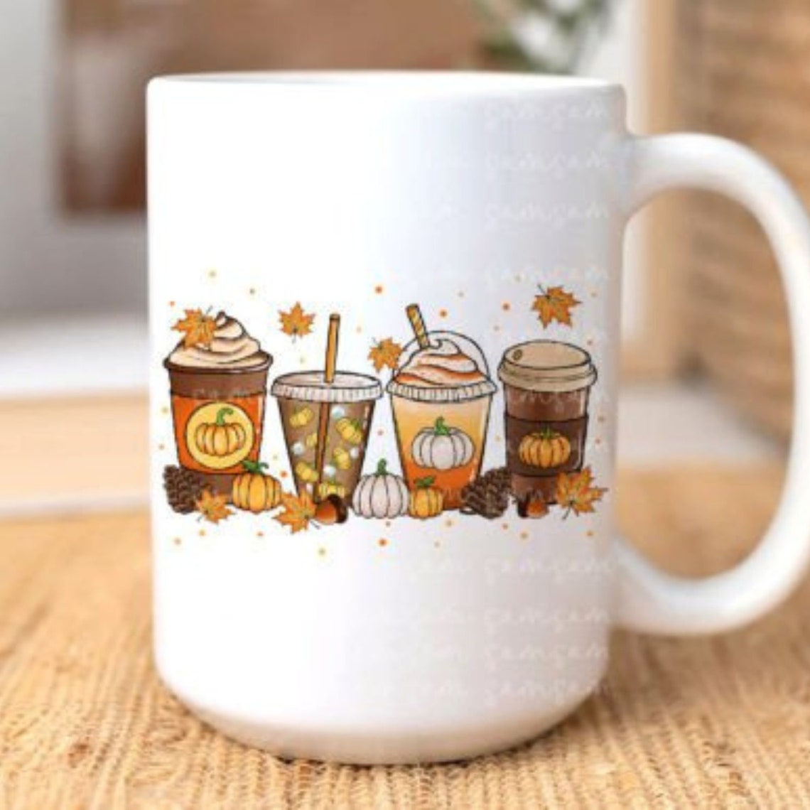Fall Coffee Drink Png,autumn Sublimation Designs,orange Pumpkin Latte ...