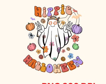 Hippie Halloween Png, Halloween Png, Sublimation Design, Halloween ...