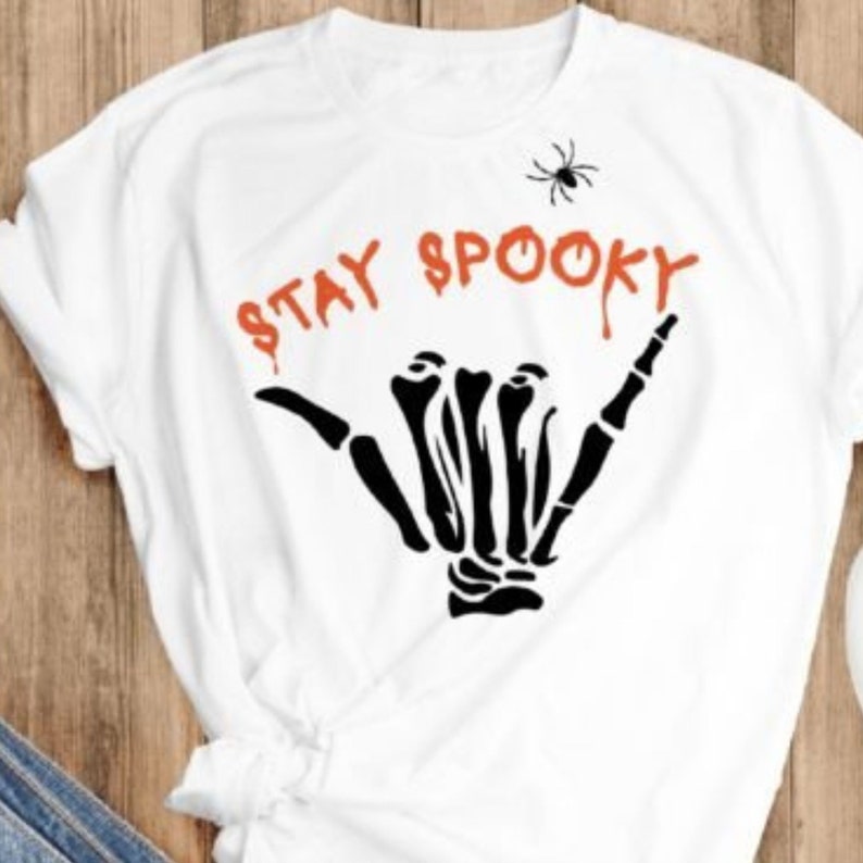 Stay Spooky Skeleton Hand SVG and PNG Halloween Svg Spooky - Etsy
