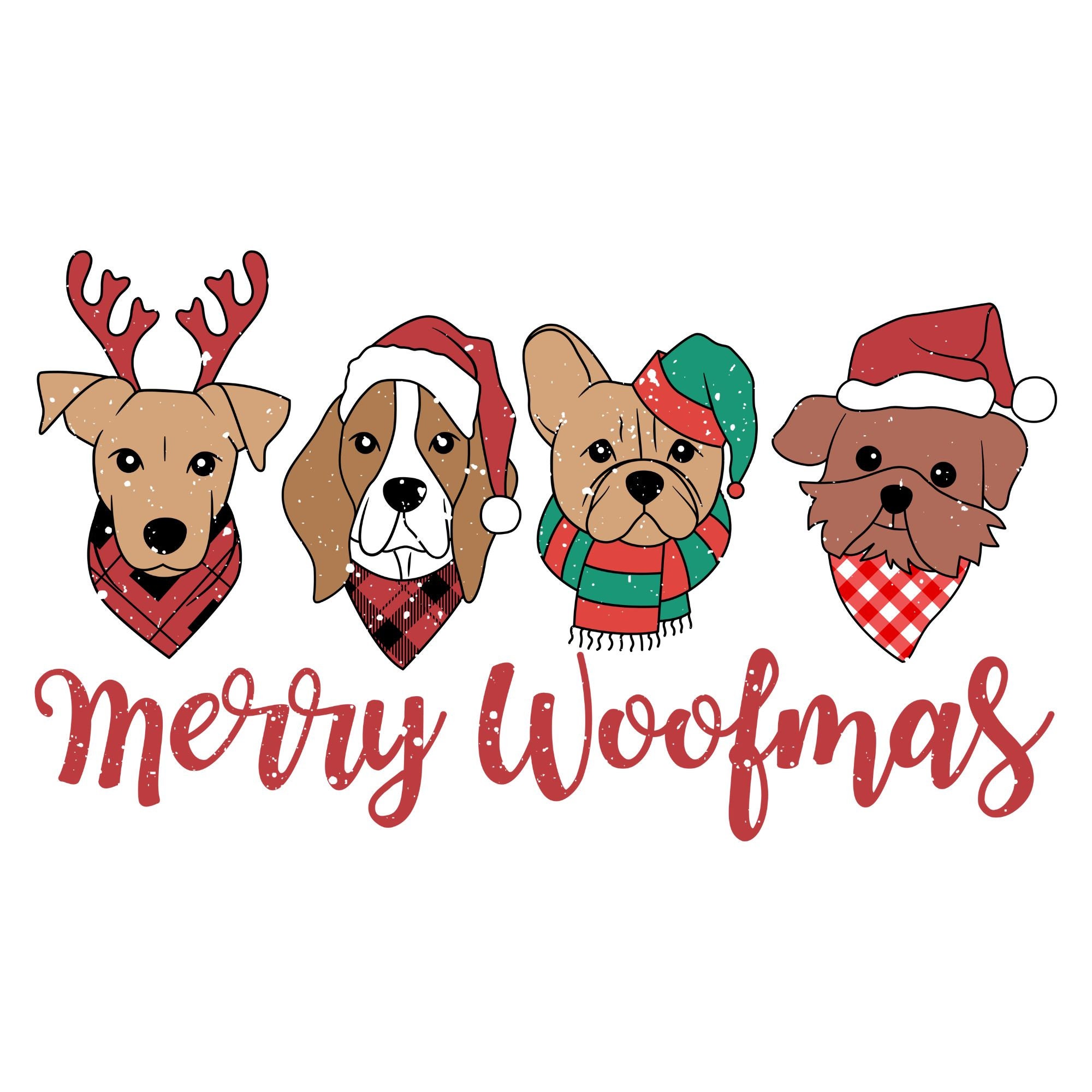 Dog Christmas,merry Woofmas Svg Png, Christmas Dog Png, Dog Lover Png ...