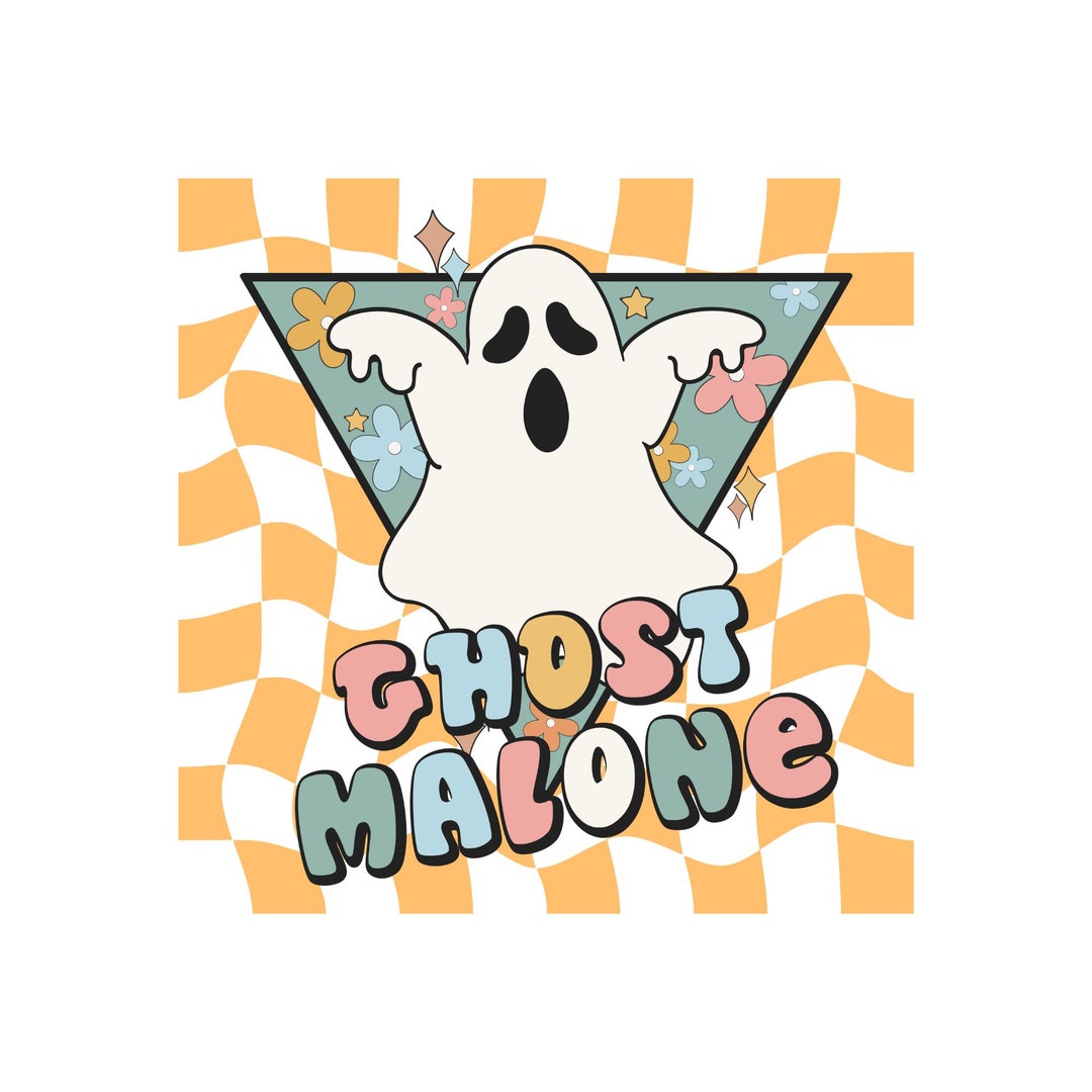 Ghost Malone PNG, Funny Ghost Instant Download, Sublimation Graphics ...