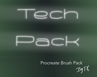 Tech Pack for Procreate - Etsy