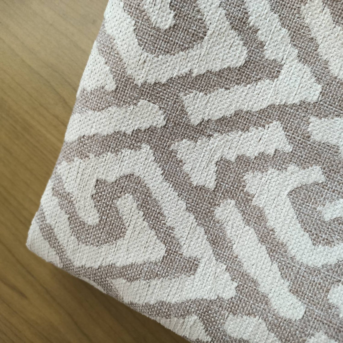 Geometric Euro Shams Covers, Cream Throw Pillow Cover, Boho Cushion ...