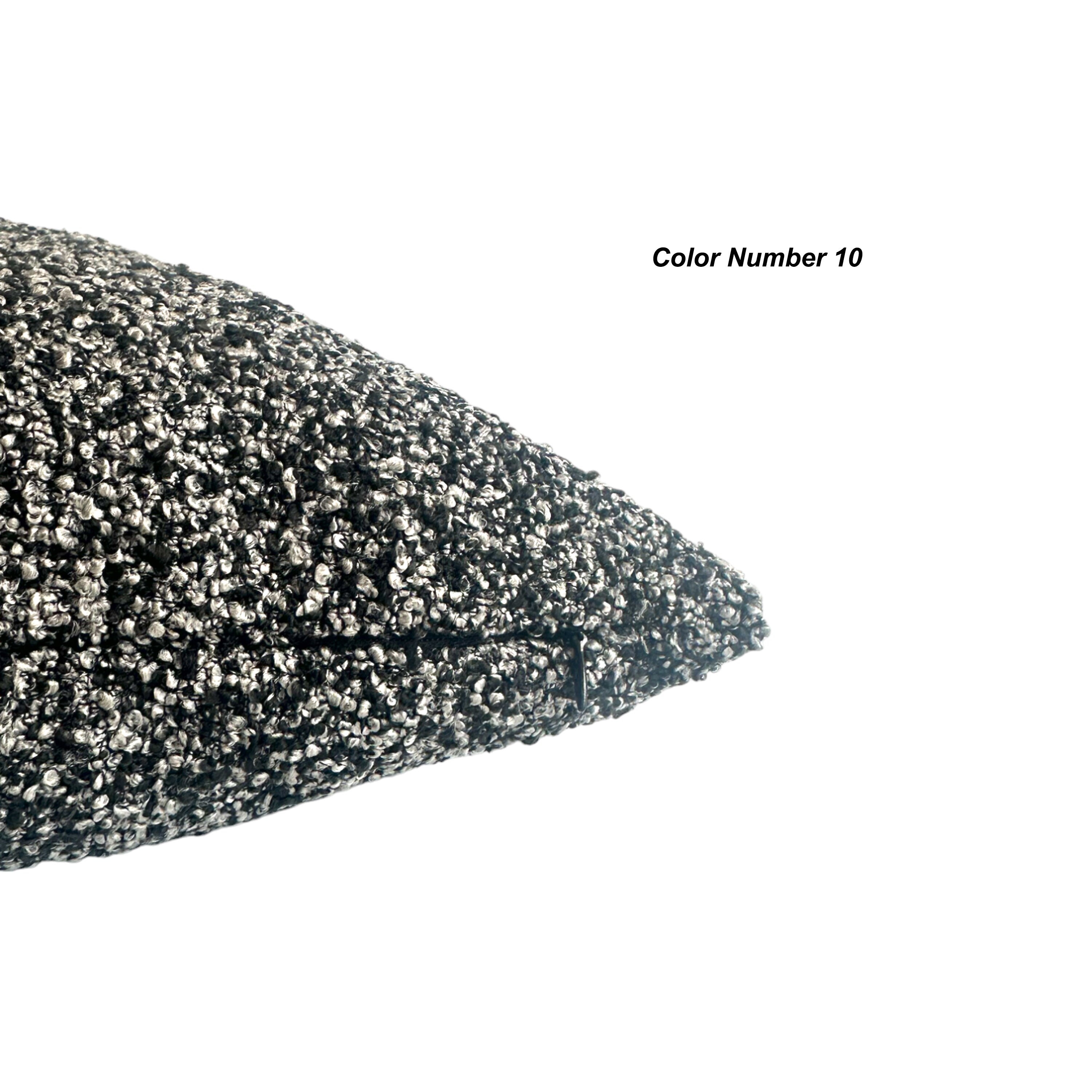 Light Gray Boucle Pillow Cover, Gray Textured Pillow for Livingroom ...