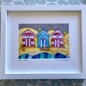 HIDE & SEEK Watercolour Giclée Limited Edition Print Hand Drawn and ...