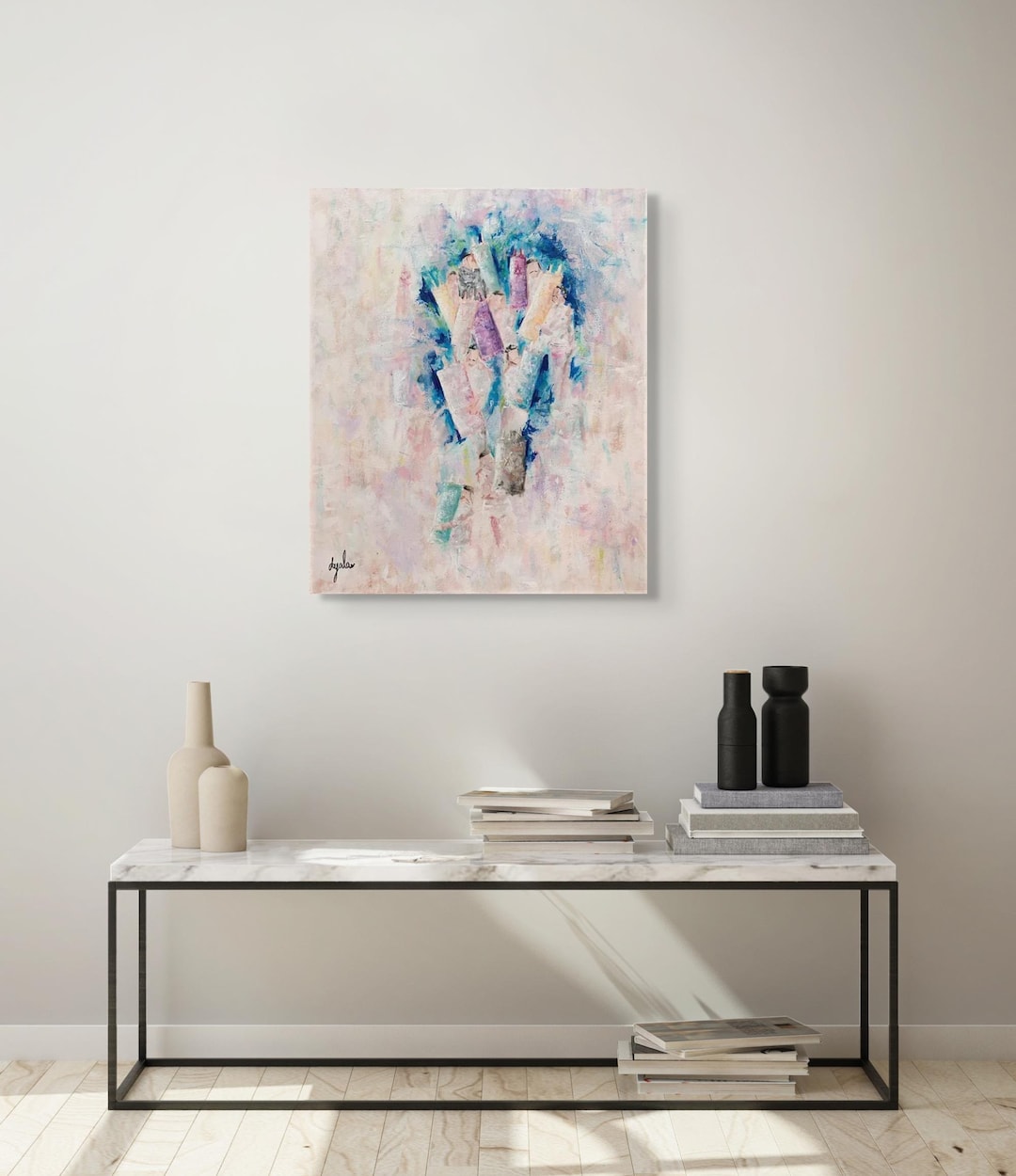 Colorful Simchat Torah Painting, Simchat Torah-dance With the Torah ...