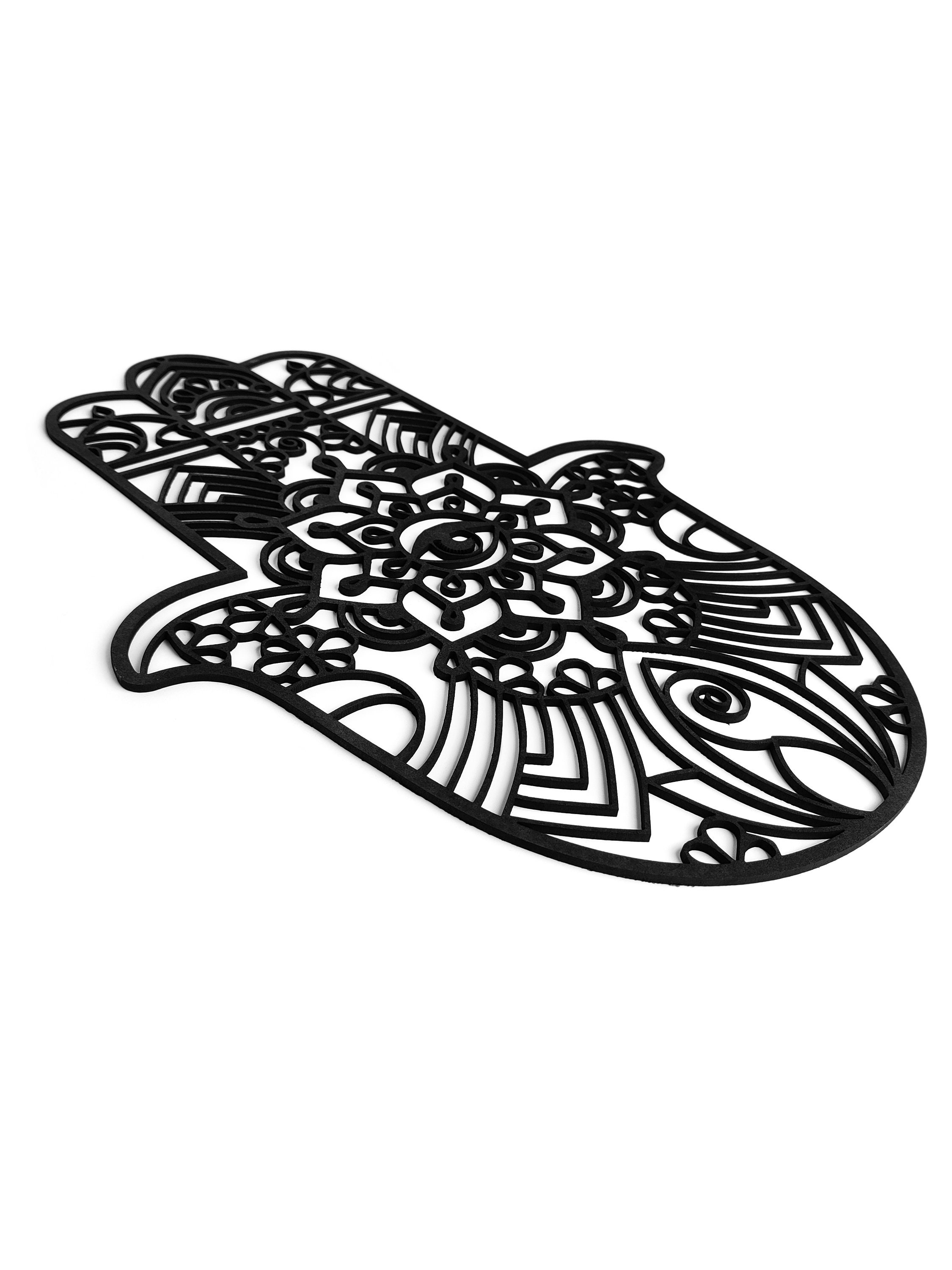 Metal Hamsa Wall Hanging, Hamsa Wall Art, Hamsa Wall Art, Hamsa Evil ...