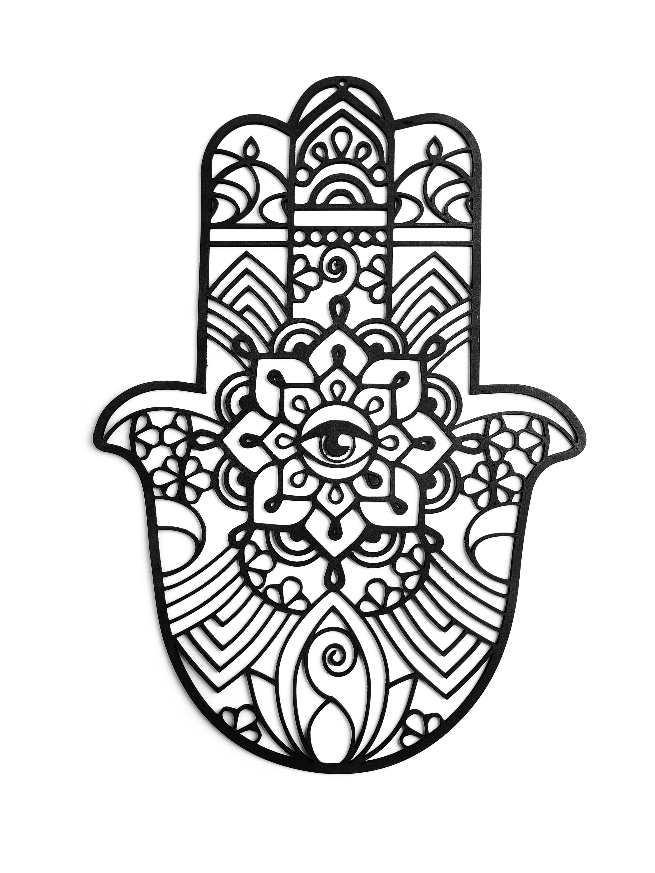 Metal Hamsa Wall Hanging, Hamsa Wall Art, Hamsa Wall Art, Hamsa Evil ...