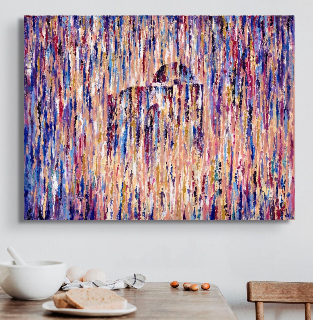 Contemporary Rachel's Tomb, Modern Jewish Artwork, Jewish Home Decor ...