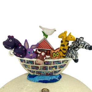 Modern Zoo Menorah Chanukiah Multi-color Menorah for Holiday of ...