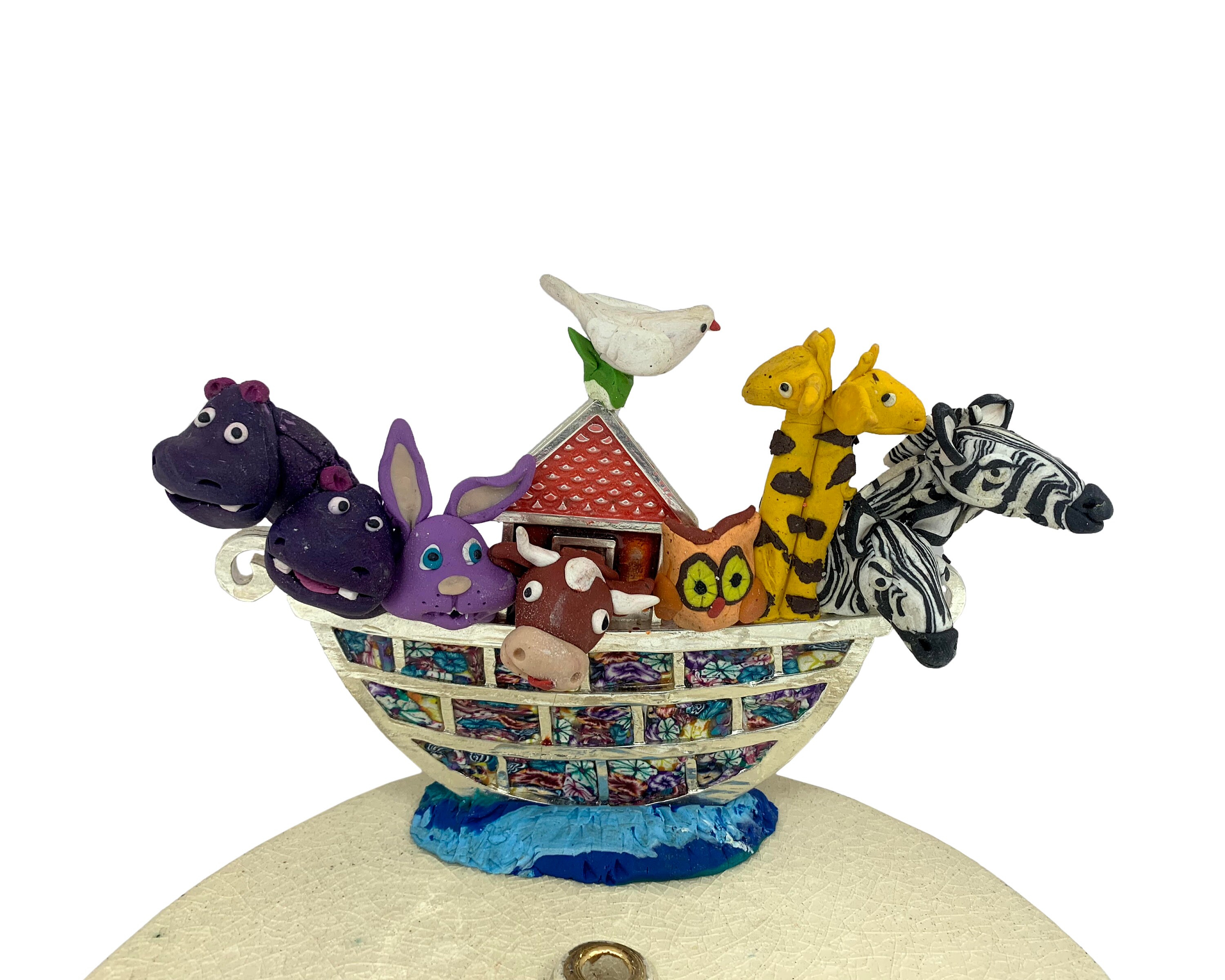 Modern Zoo Menorah Chanukiah Multi-color Menorah for Holiday of ...