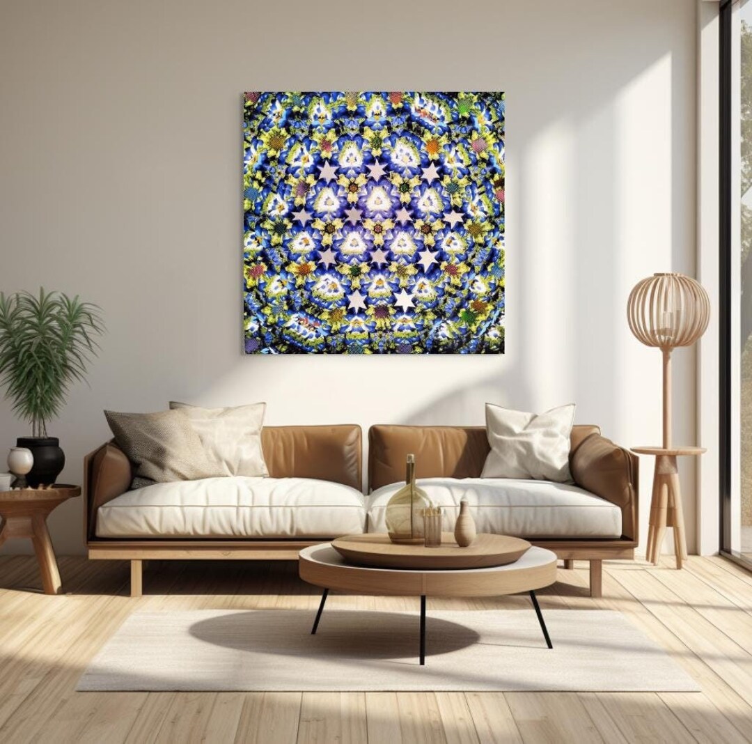 Pansy Flowers Painting With Star of David Representing the 12 Tribes of ...