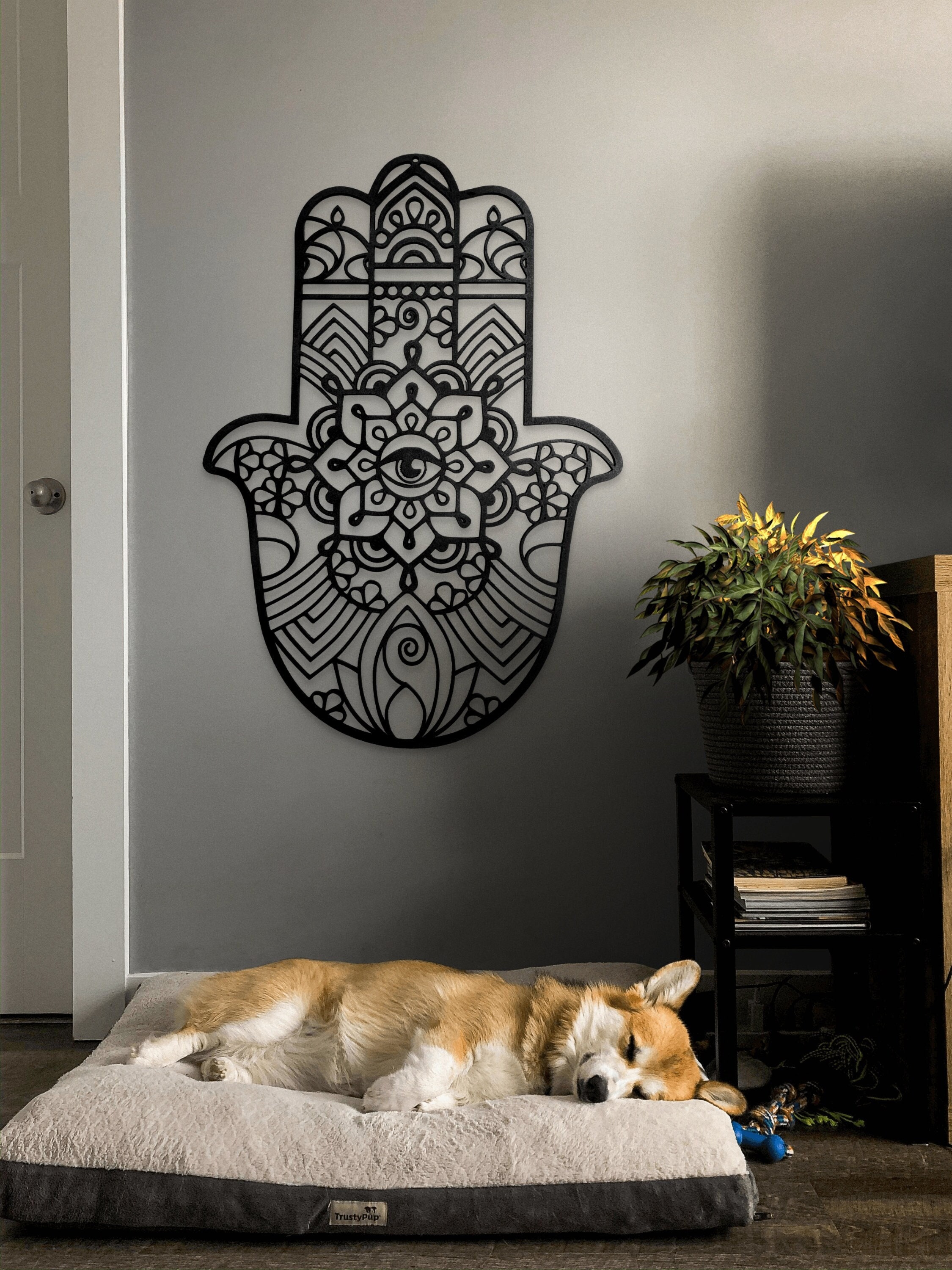 Metal Hamsa Wall Hanging, Hamsa Wall Art, Hamsa Wall Art, Hamsa Evil ...