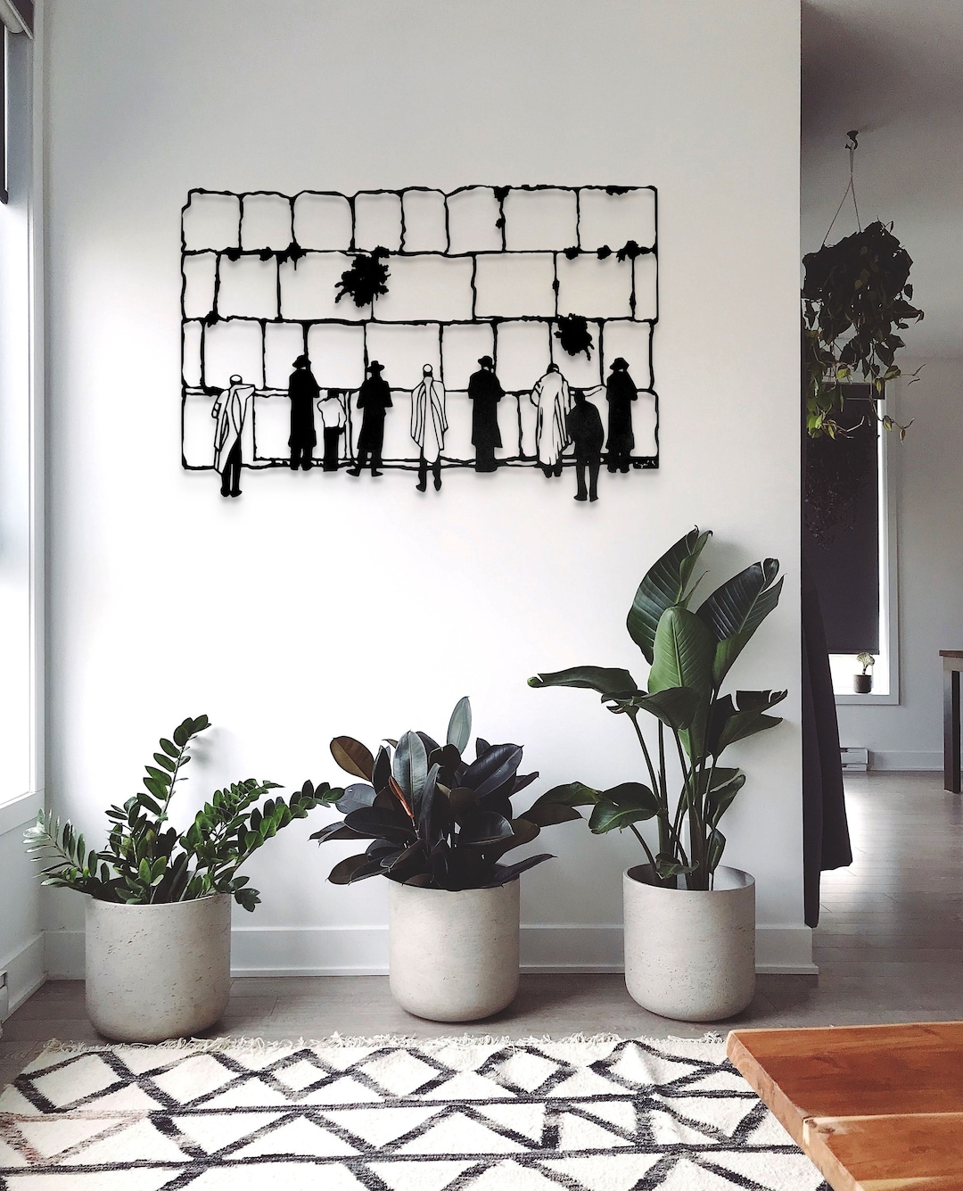 Western Wall Kotel Wall Hanging / Judaica Metal Wall Art / Metal Kotel ...