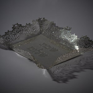 Shabbat-shalom Metal Lacework Bread Basket in Silver-tone Brass - Etsy