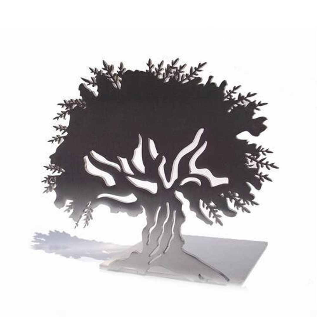 Stainless Steel Tree of Life Bookend, Olive Tree Metal Bookend, Special ...
