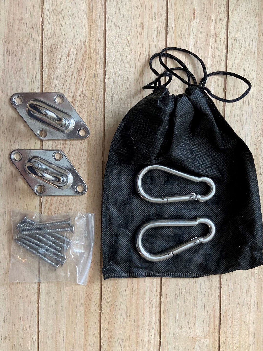 Hammock Mount, Indoor Hammock Hanging Kit, WOOD Hardware Stainless ...