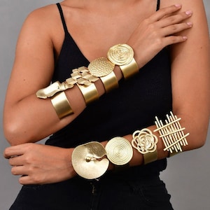 Gold Lotus Leaf Cuff Bracelet Wire Cuff Bracelet Rectangle - Etsy