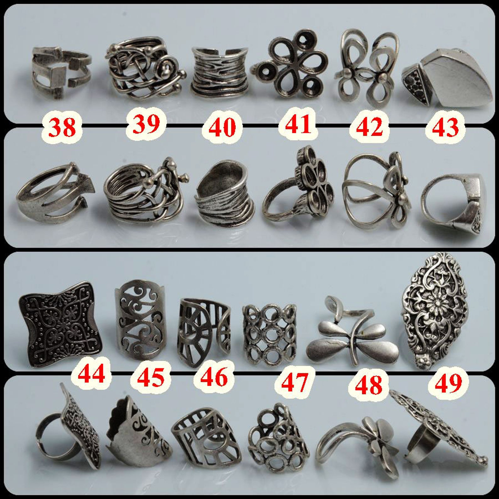 Boho Style Ring Boho Jewelry Silver Diamond Ring Modern - Etsy