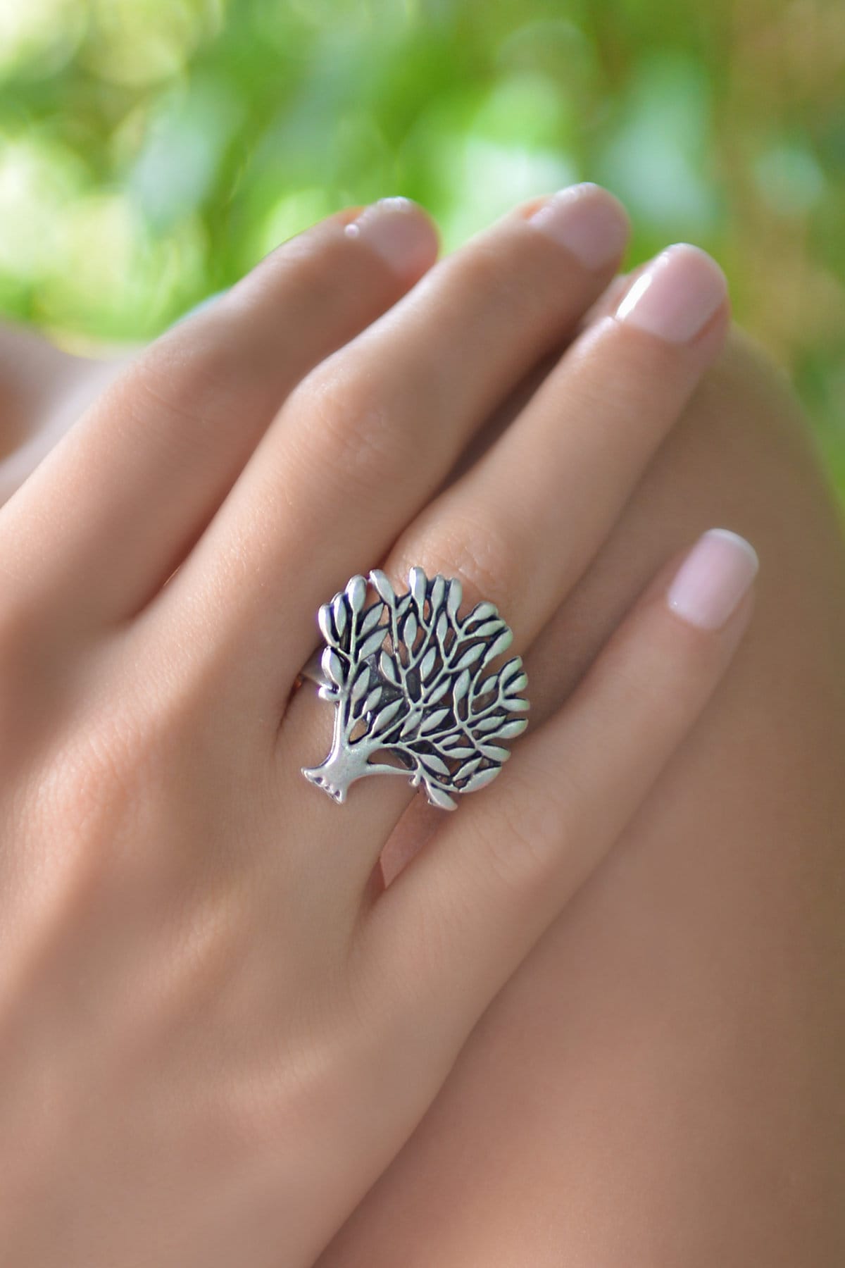 Adjustable Boho Ring Wide Band Ring Boho Silver Ring Silver | Etsy