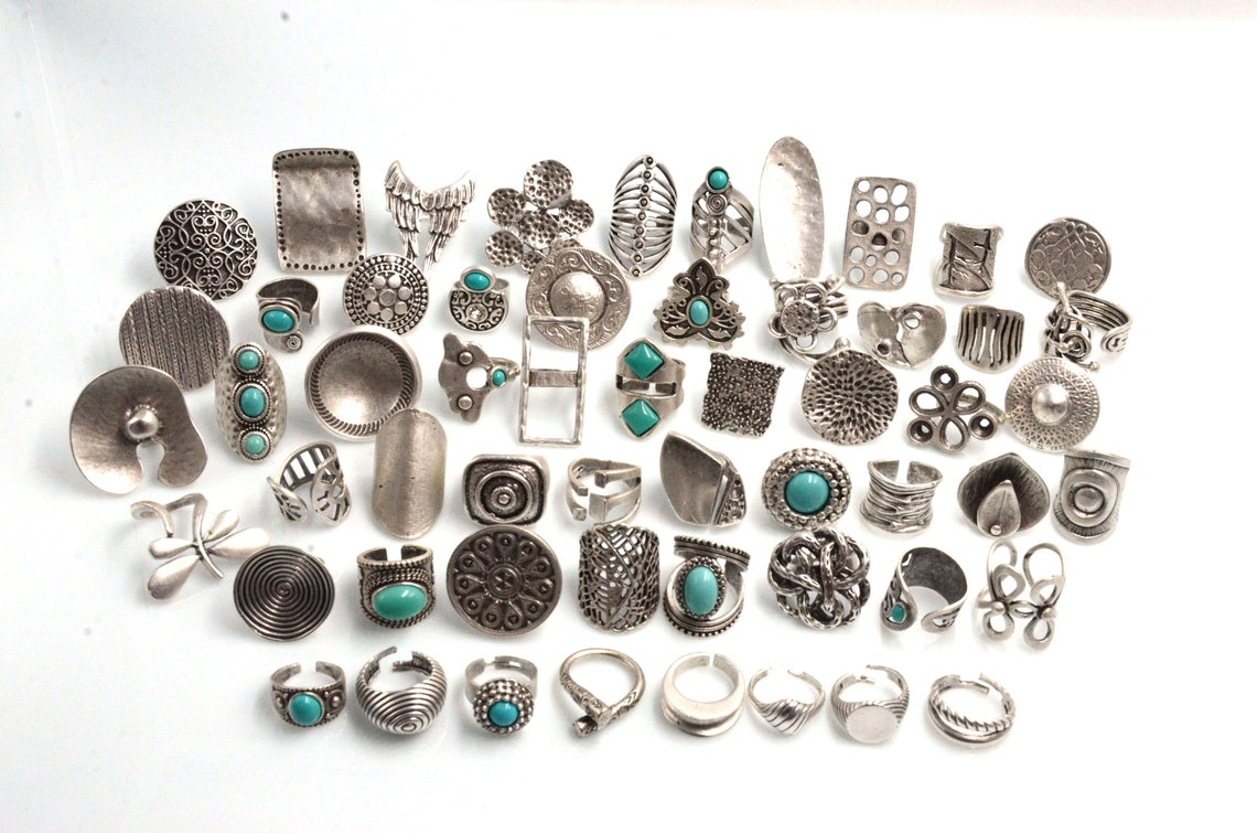 Boho Style Ring Boho Jewelry Silver Diamond Ring Modern - Etsy