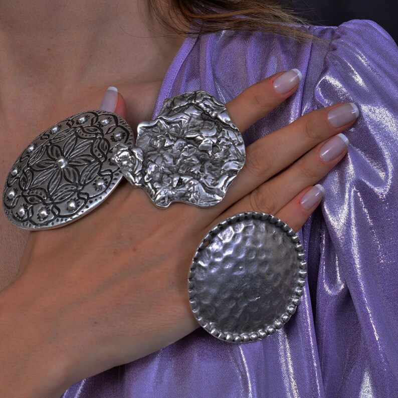 Adjustable Large Statement Rings Boho Jewelry for Woman - Etsy