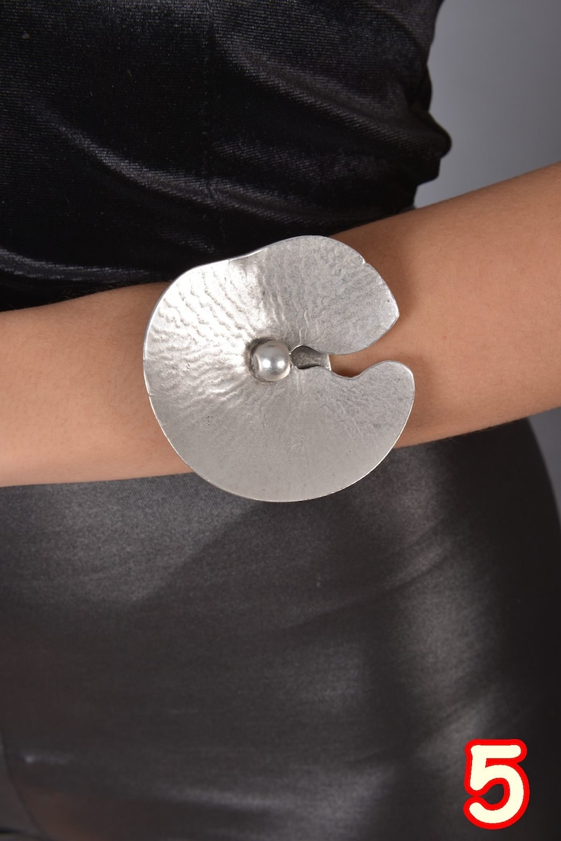 Silver Lotus Leaf Cuff Bracelet Wire Cuff Bracelet Rectangle | Etsy