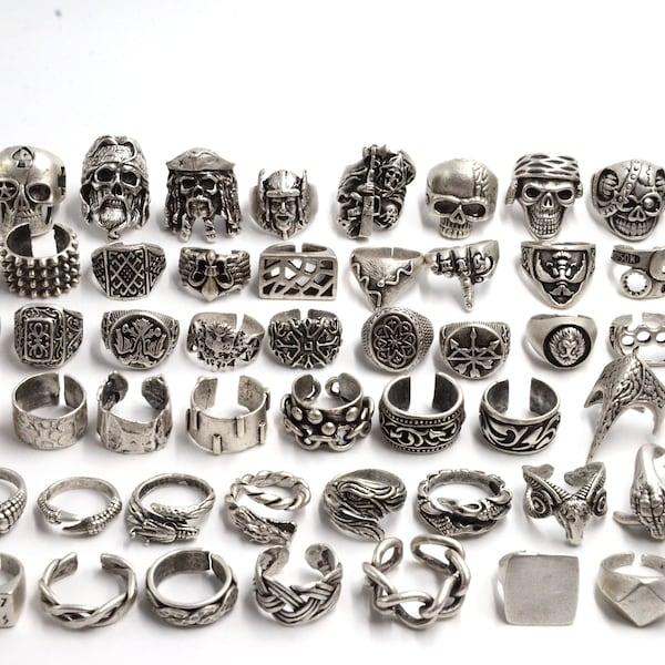 Adjustable Mens Ring - Etsy