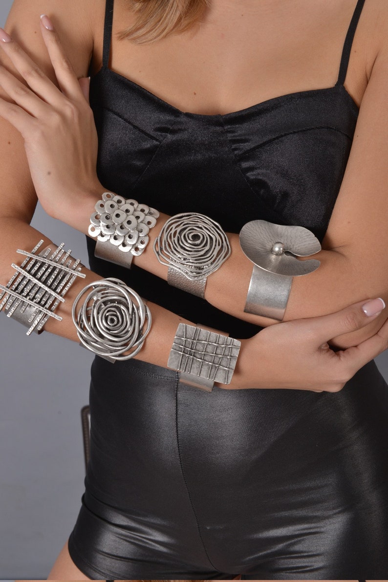 Silver Lotus Leaf Cuff Bracelet Wire Cuff Bracelet Rectangle - Etsy