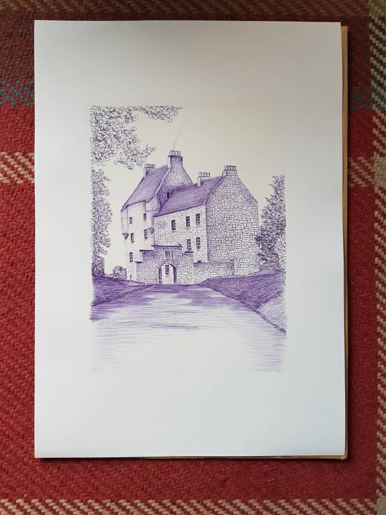 A3 Print of Midhope Castle ( Lallybroch) - Etsy