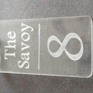 Hotel Guesthouse Key-fob Engraved With Logo & Room Number(s) Medium ...