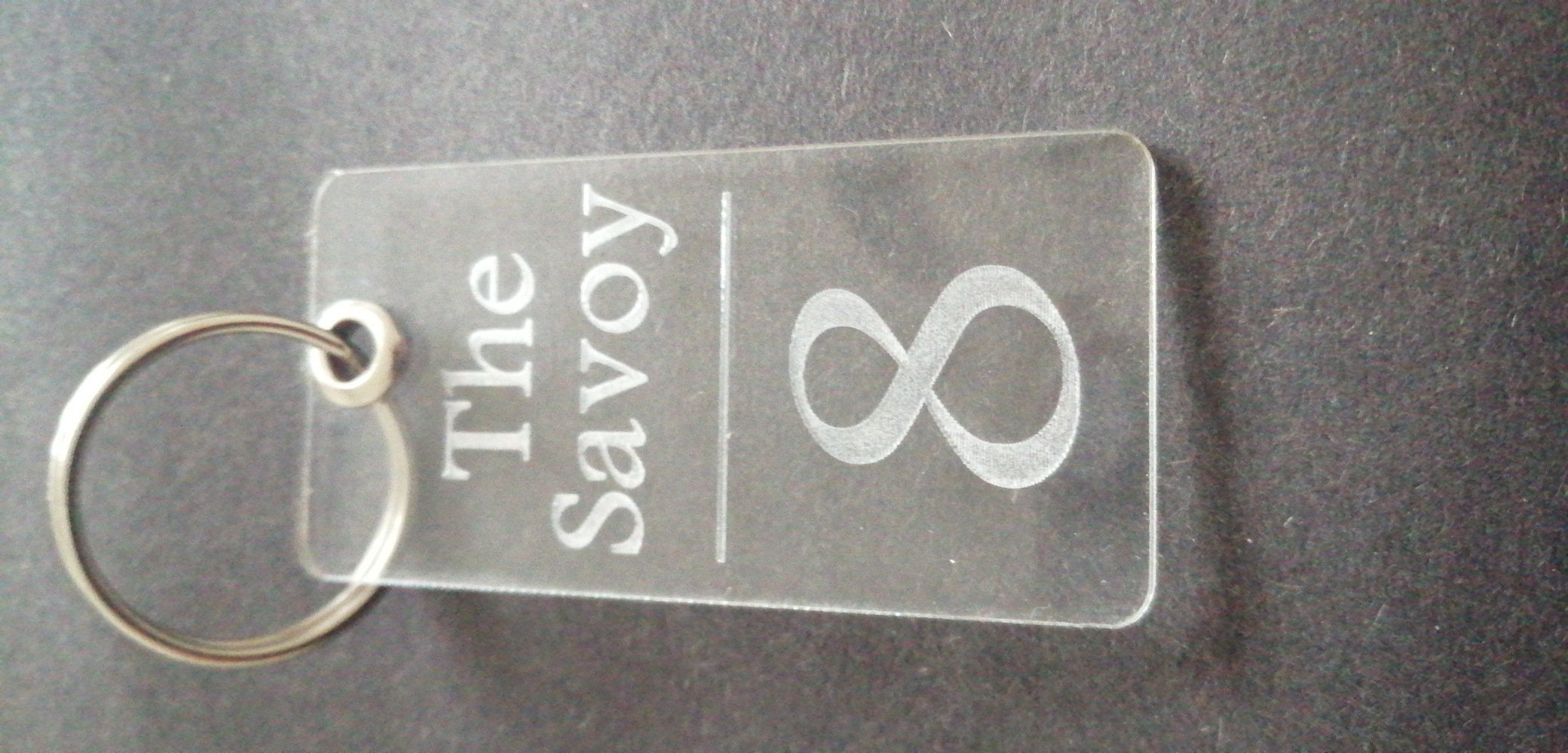 Hotel Guesthouse Key-fob Engraved With Logo & Room Number(s) Medium ...