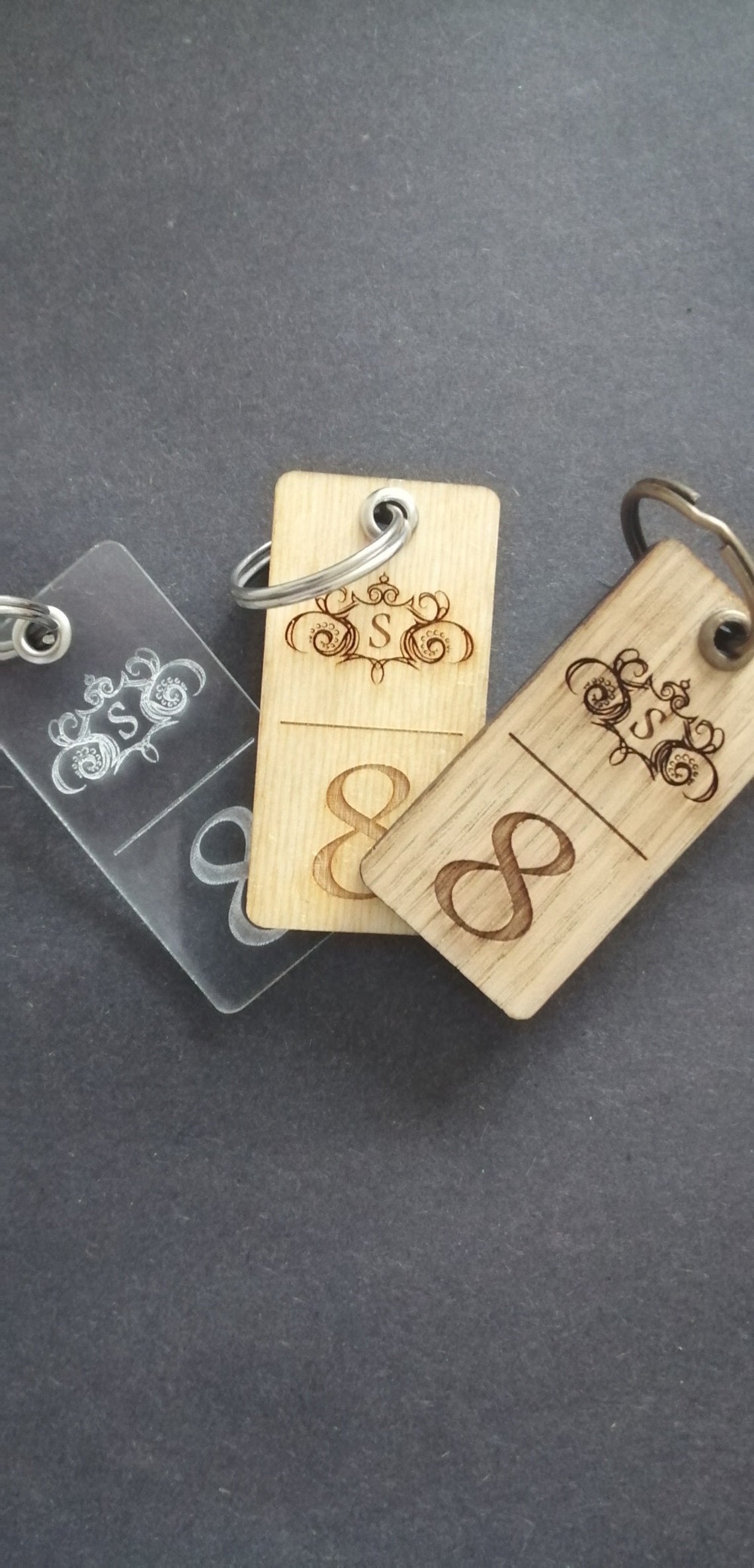 Hotel Guesthouse Key-fob Engraved With Logo & Room Number(s) Medium ...