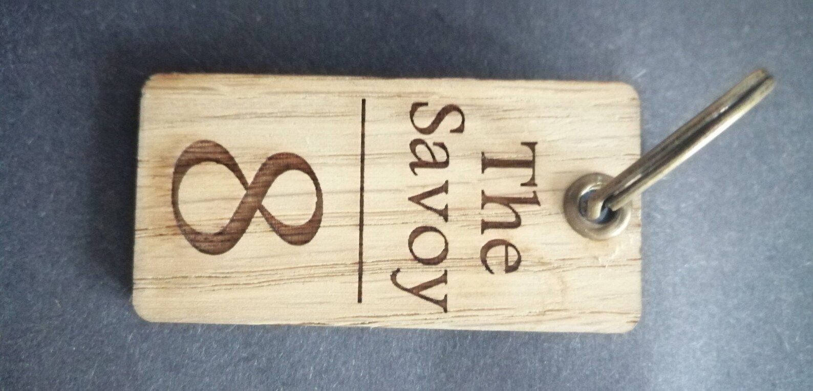 Hotel Guesthouse Key-fob Engraved With Logo & Room Number(s) Medium ...