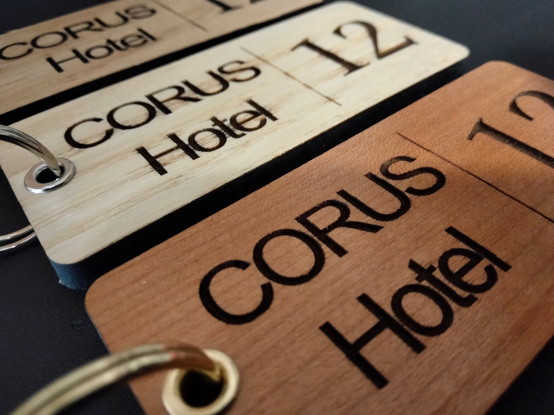 Key Rings for Business - Hotel -guest House- Holiday Park Personalised ...