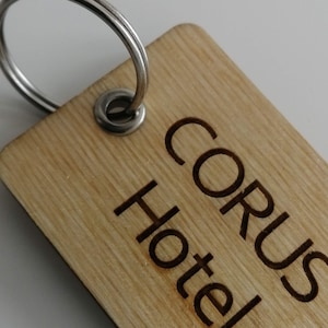 Key-tags Fobs (large) Hotel B&B Motel Personalised Engraving Name ...
