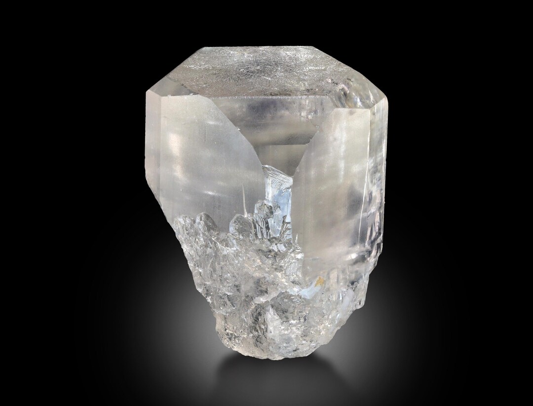 107 Grams Outstanding Colorless Topaz Natural Crystal, 3.7 X 3 X 3 Cm ...