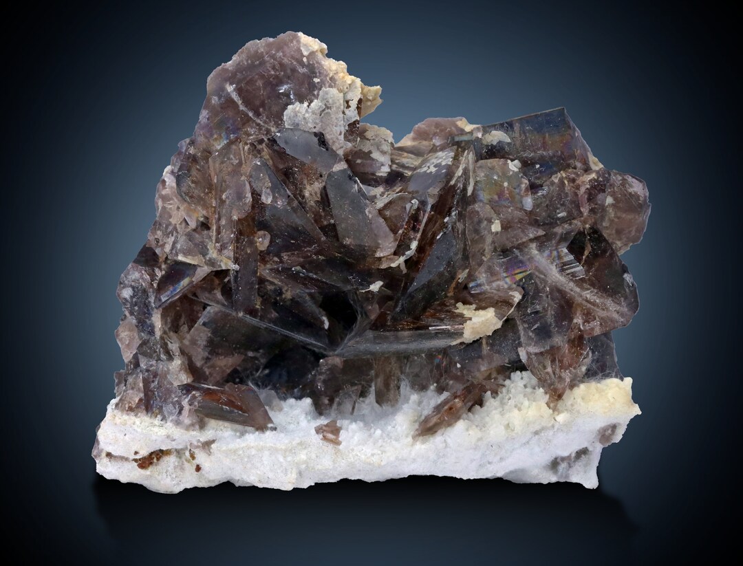 118 Gram Beautiful Axinite Natural Crystal on Matrix 6x5x3 - Etsy