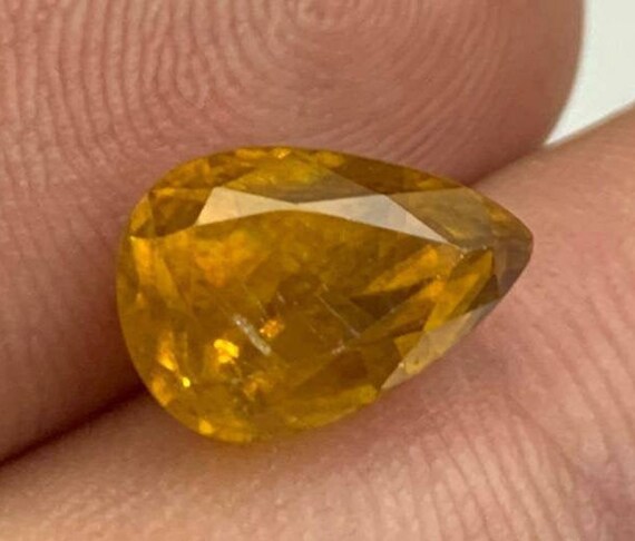 Outstanding 5 ct Sphene 10.577 mm Loose Sphene Oval Gem | Etsy